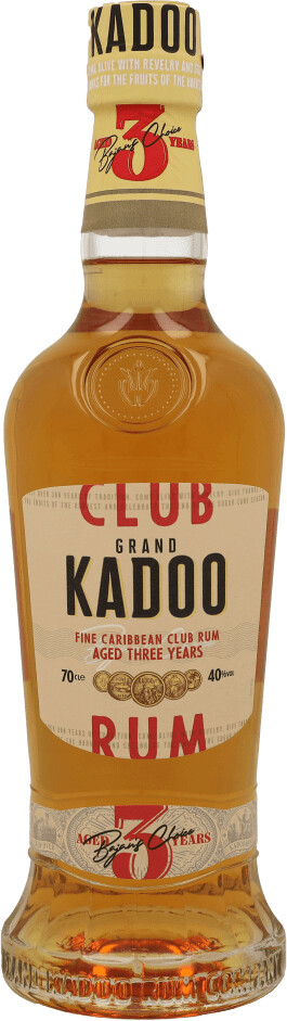 Grand Kadoo Club 3 Year Old Rum 0,7l 40% ab 16,90 € | Preisvergleich ...