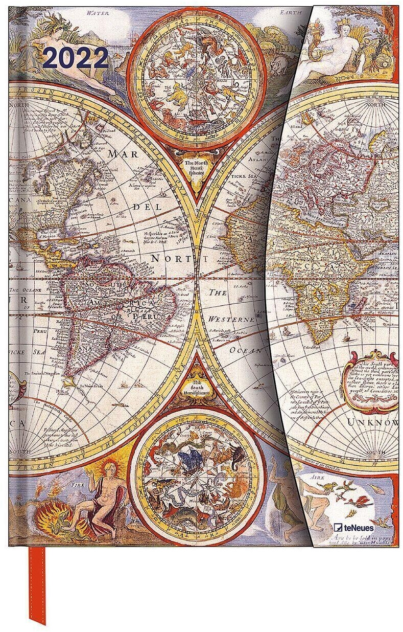 teNeues Antique Maps 2022 - Diary - Buchkalender - 16x22 ab 5,96 ...