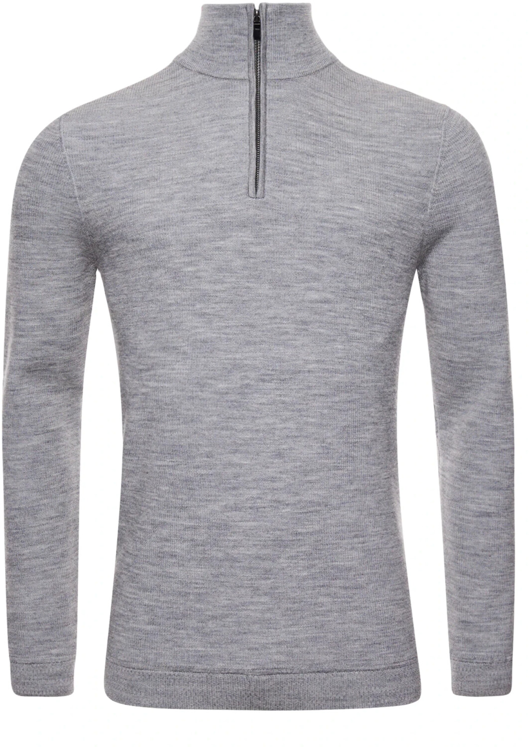 Superdry Studios Merino Henley Halber Sweater grey marl (M6110437A-07Q ...