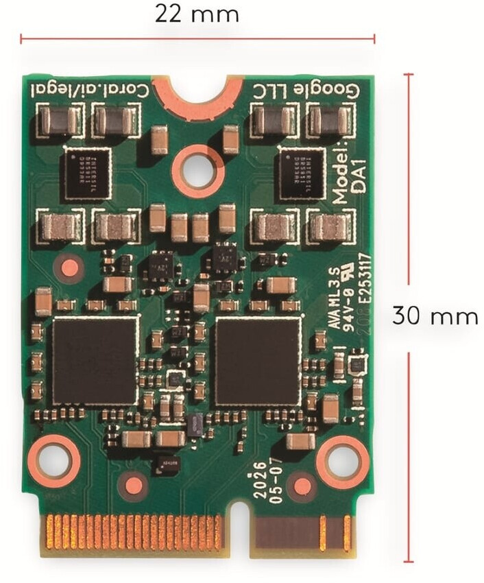 Coral Ai M.2 Accelerator with Dual Edge TPU ab 54,90 € | Preisvergleich ...