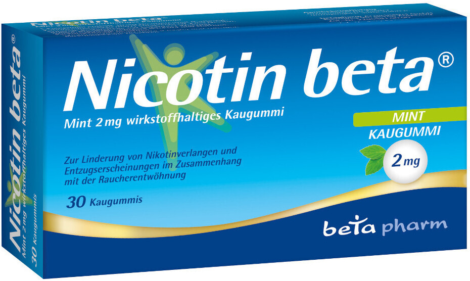 Nicotin Beta Mint 2mg Kaugummi Preisvergleich ab 20,49