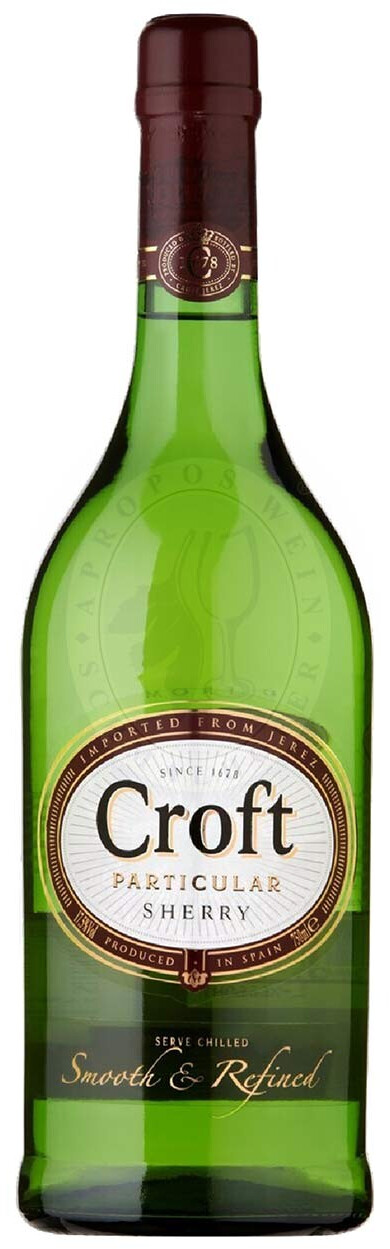 González Byass Croft Particular Pale Dry Sherry 0,75l ab 14,49 ...
