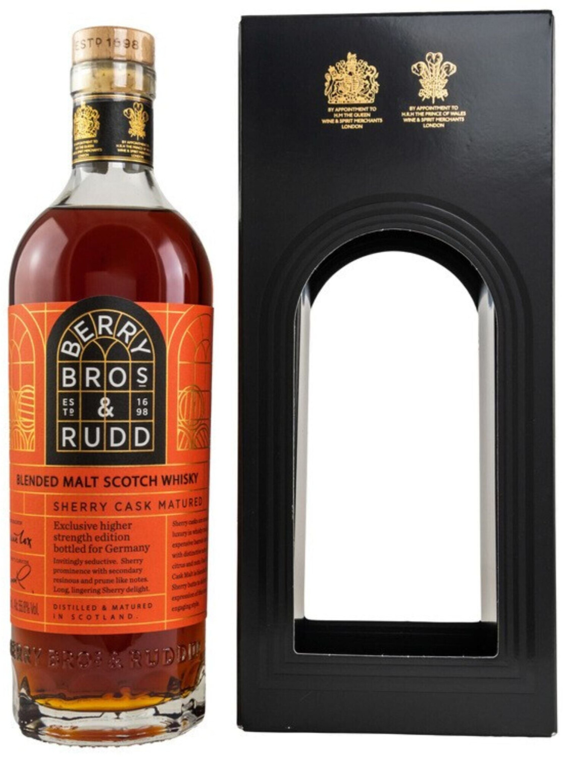 Berry Bros & Rudd Sherry Cask Germany Exclusive Blended Malt Scotch ...