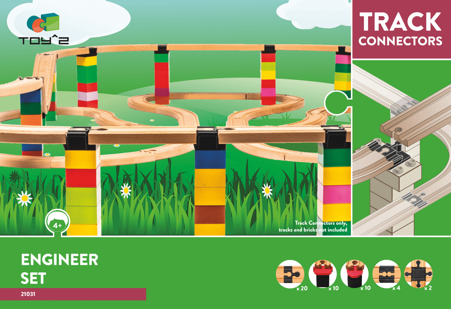 TOY2 Track Connectors Engineer Set (21031) ab 75,83 € | Preisvergleich ...