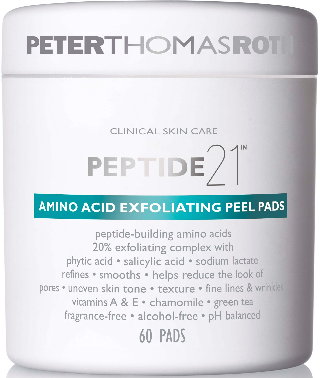 Peter Thomas Roth Peptide 21 Amino Acid Exfoliating Peel Pads (60 pcs ...