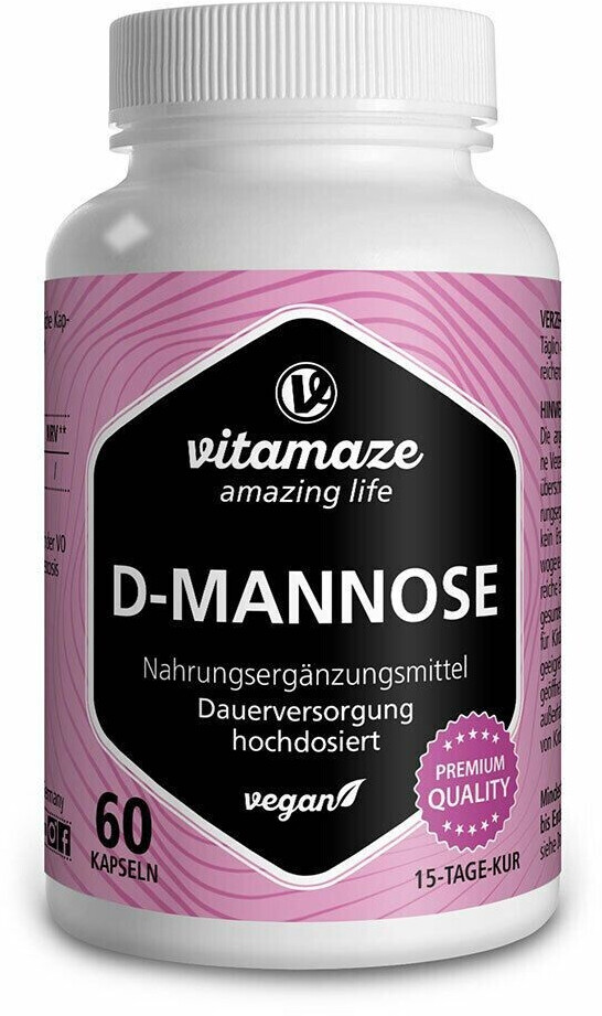 Vitamaze D Mannose Hochdosiert Vegan Kapseln 60 Stk Ab 15 85