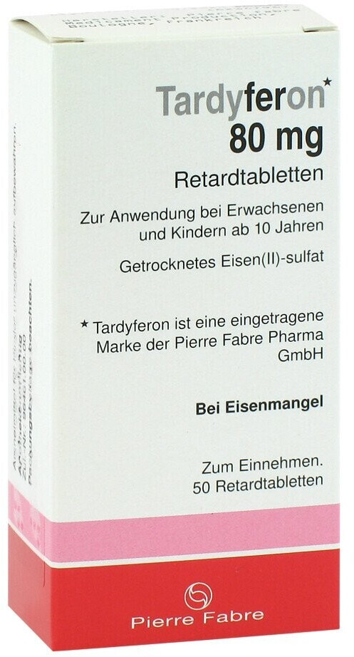 Tardyferon 80mg Retardtabletten (50 Stk.) ab 7,45 € | Preisvergleich ...