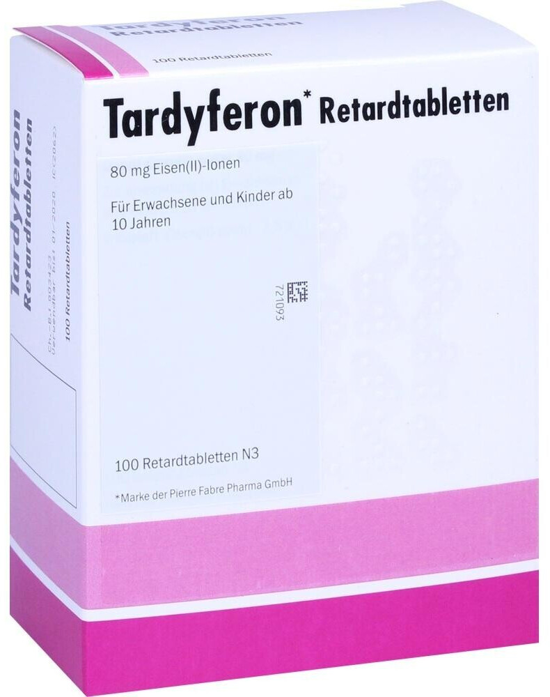 Tardyferon Retardtabletten (100 Stk.) ab 15,45 € | Preisvergleich bei ...
