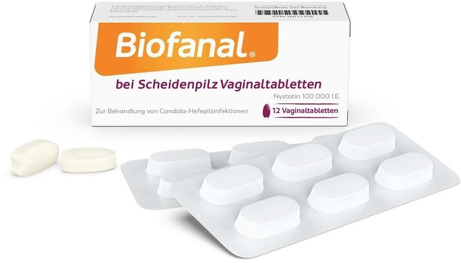 Biofanal 100 000 I.E. Vaginaltabletten (12 Stk.) ab 5,30 ...