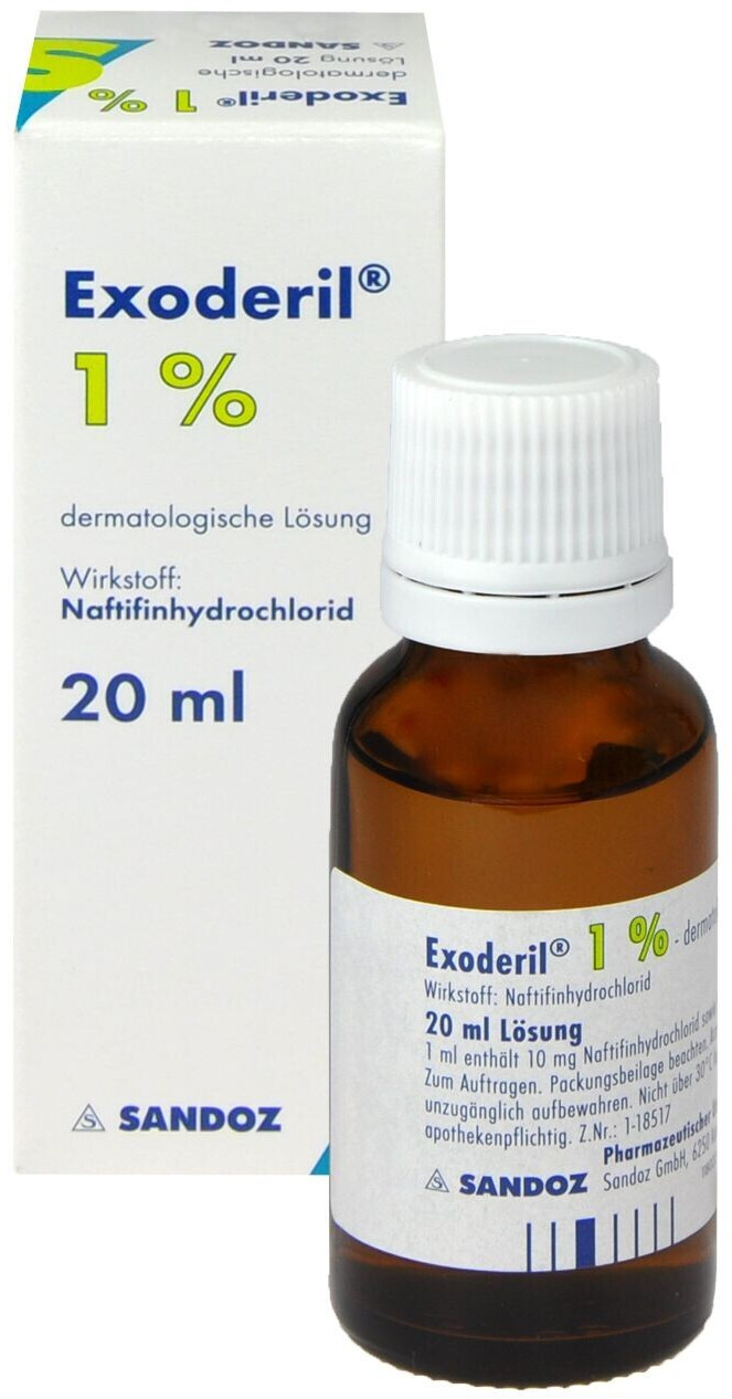 Exoderil 1% dermatologische Lösung (20ml) ab € 10,41 | Preisvergleich ...