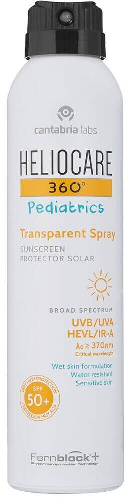 Heliocare 360º Pediatrics Transparent Spray SPF 50+ ab 19,47 € | Preisvergleich bei idealo.de