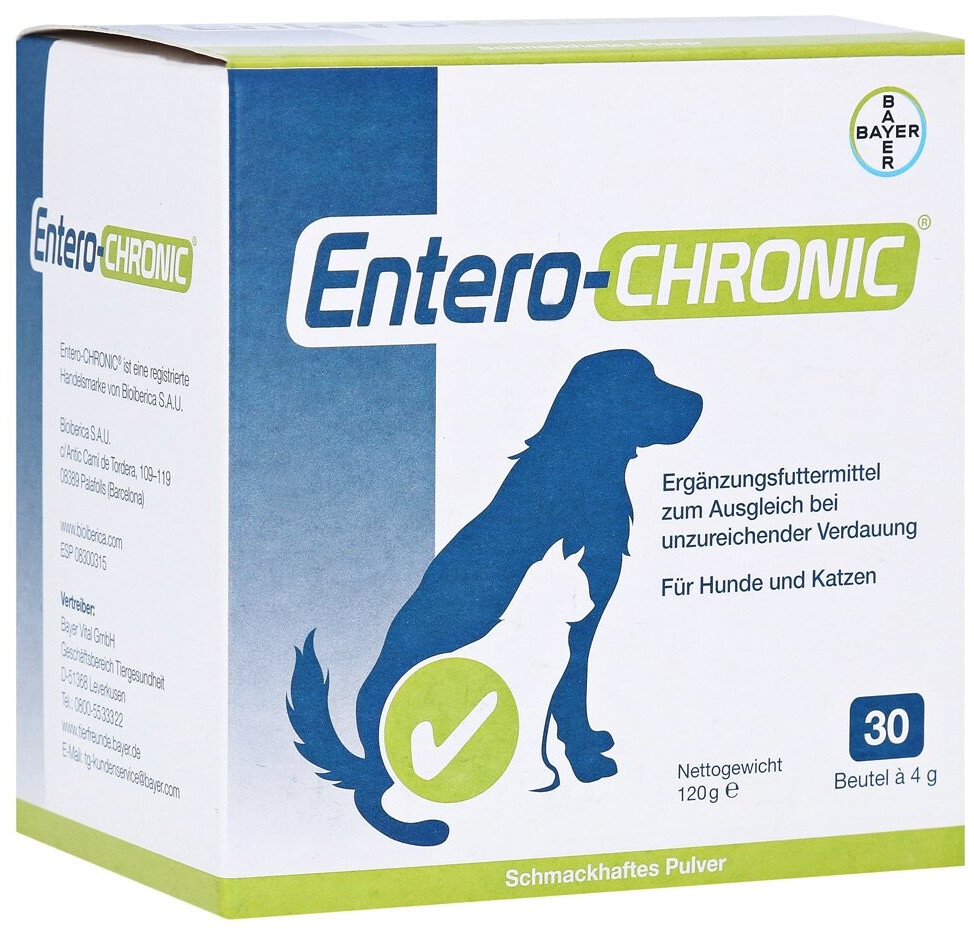 Elanco Entero-Chronic Pulver Beutel 30x4g ab 22,60 € | Preisvergleich ...