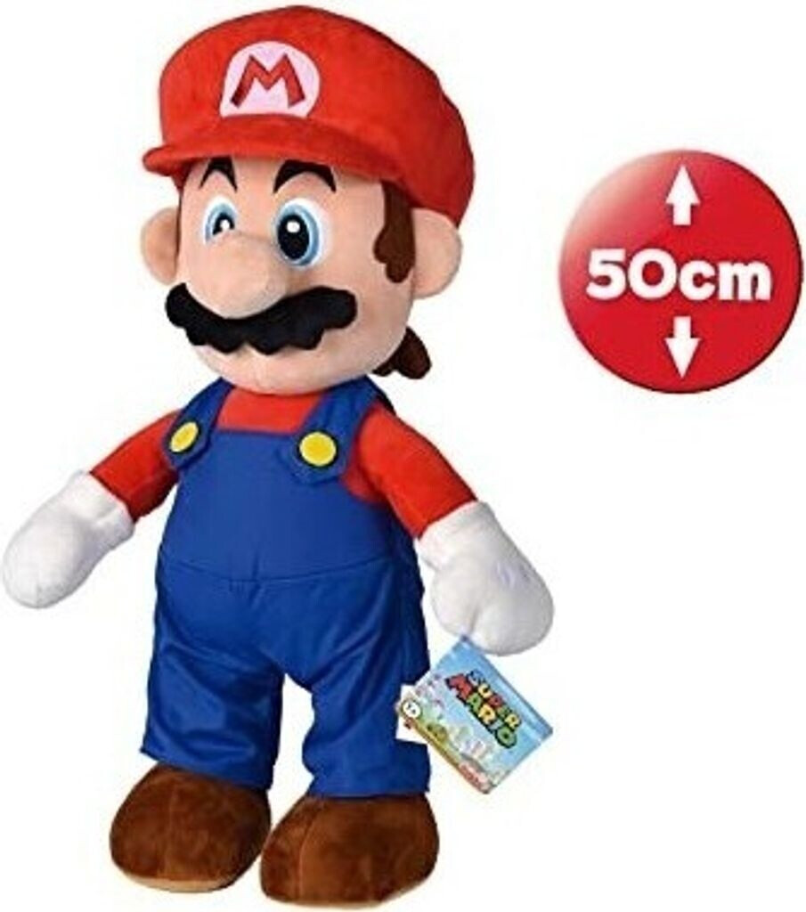 Simba Peluche Super Mario 50 cm au meilleur prix sur idealo.fr