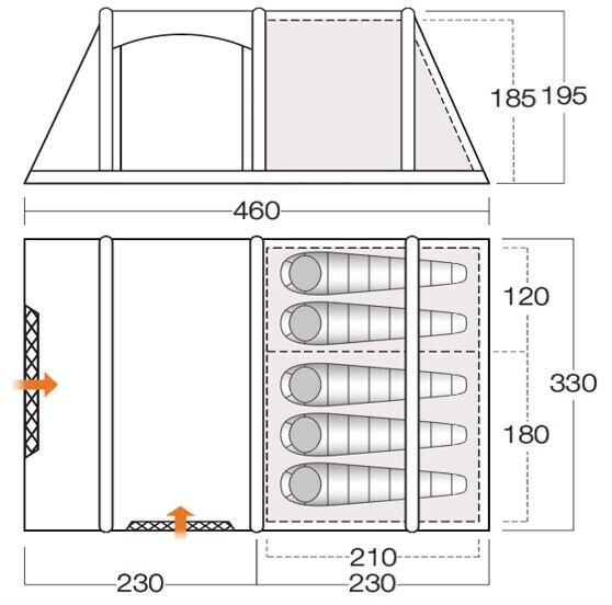 Vango Osiris Air 500 moroccan blue ab 780,00 € | Preisvergleich bei ...