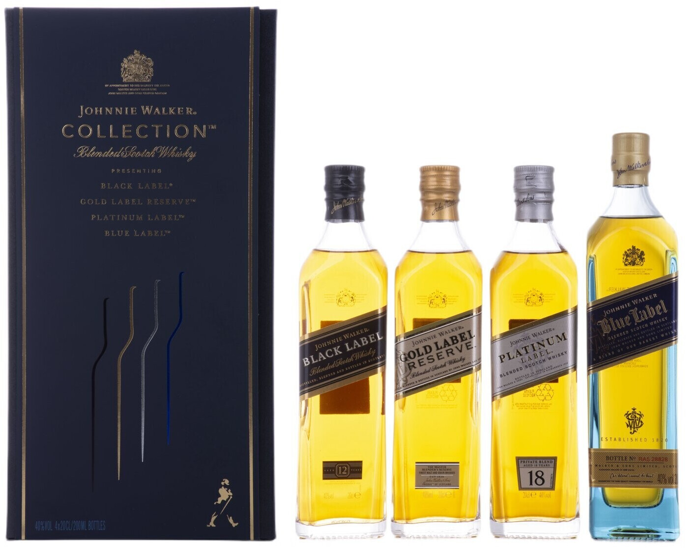 Johnnie Walker Collection Set 4 x 0,2l 40% ab 204,90 € | Preisvergleich ...