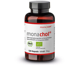 Monasan Monachol Bio rotes Reismehl 500 mg Kapseln (120 Stk.) ab 63,68 ...