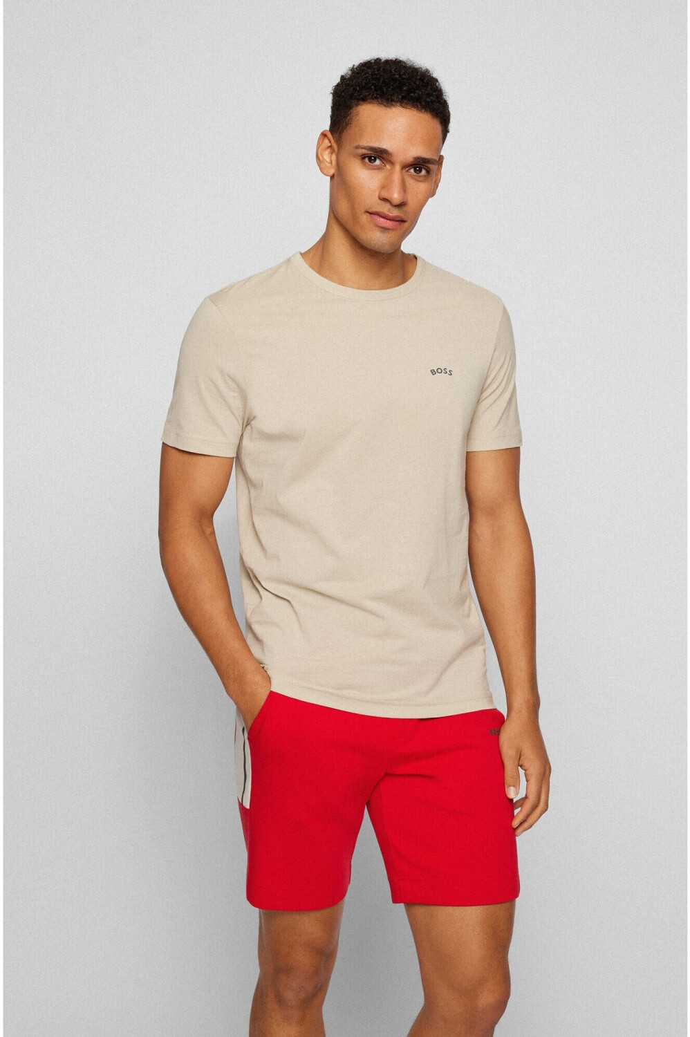 Hugo Boss Tee Curved 50469062 Hellbeige ab 39,46 € | Preisvergleich bei ...