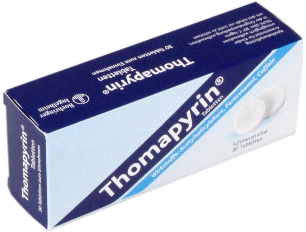 Thomapyrin Tabletten (30 Stk.) ab € 6,49 | Preisvergleich bei idealo.at