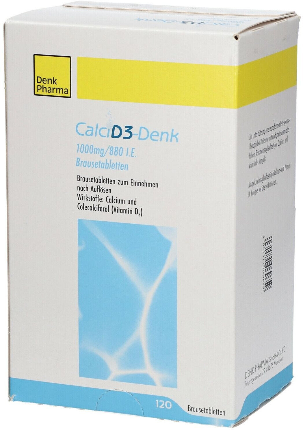 Calci D3-Denk 1.000mg/880 I.E. Brausetabletten (120 Stk.) ab 23,79 ...