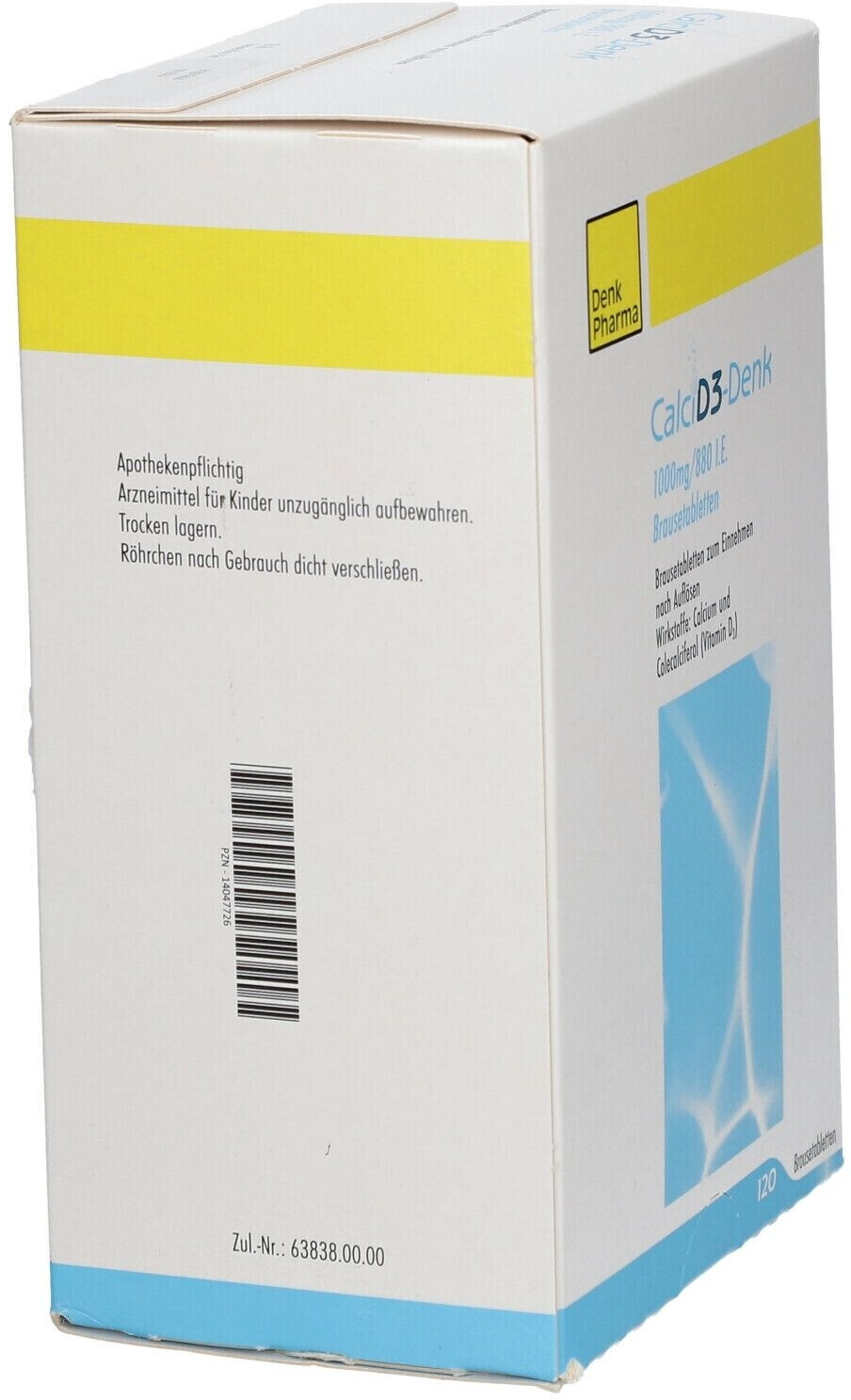Calci D3-Denk 1.000mg/880 I.E. Brausetabletten (120 Stk.) ab 23,79 ...