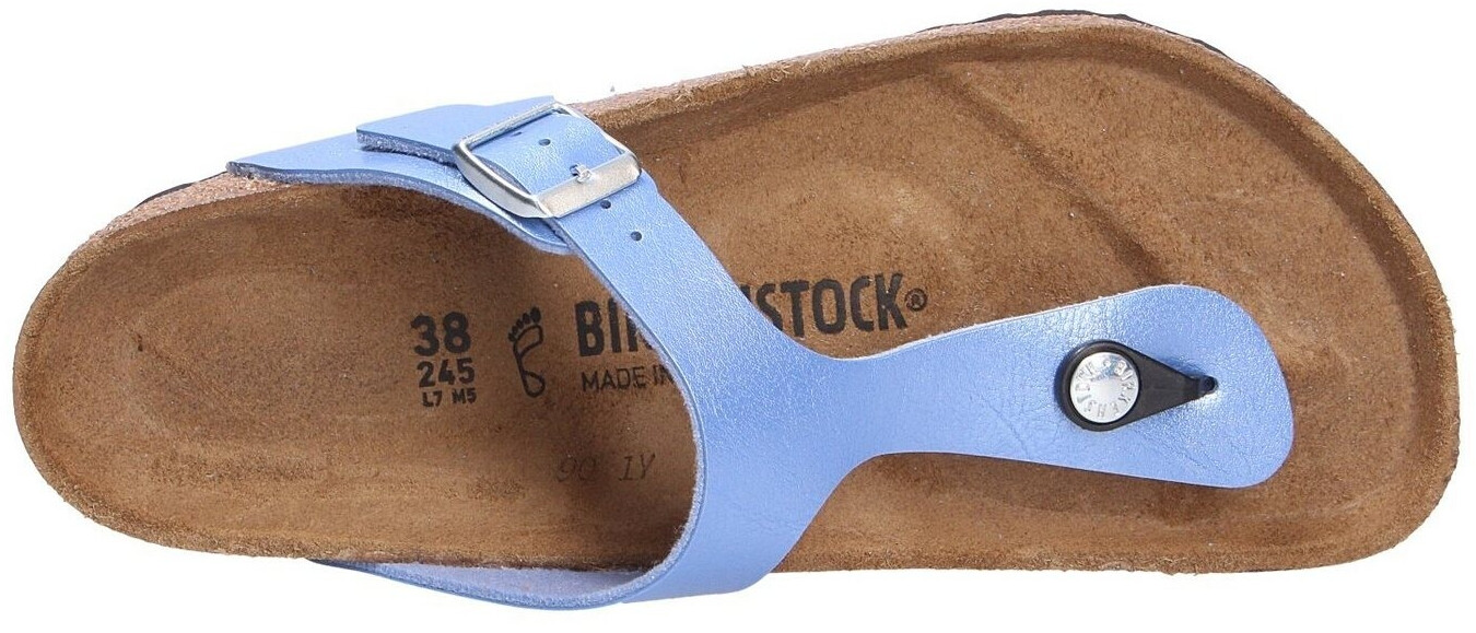 Birkenstock Gizeh Birko-Flor graceful riviera blue (narrow) au meilleur ...
