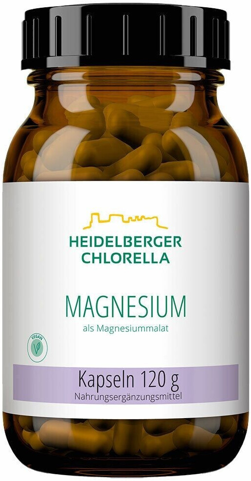 Heidelberger Chlorella Magnesium als Magnesiummalat Kapseln (120g) ab ...