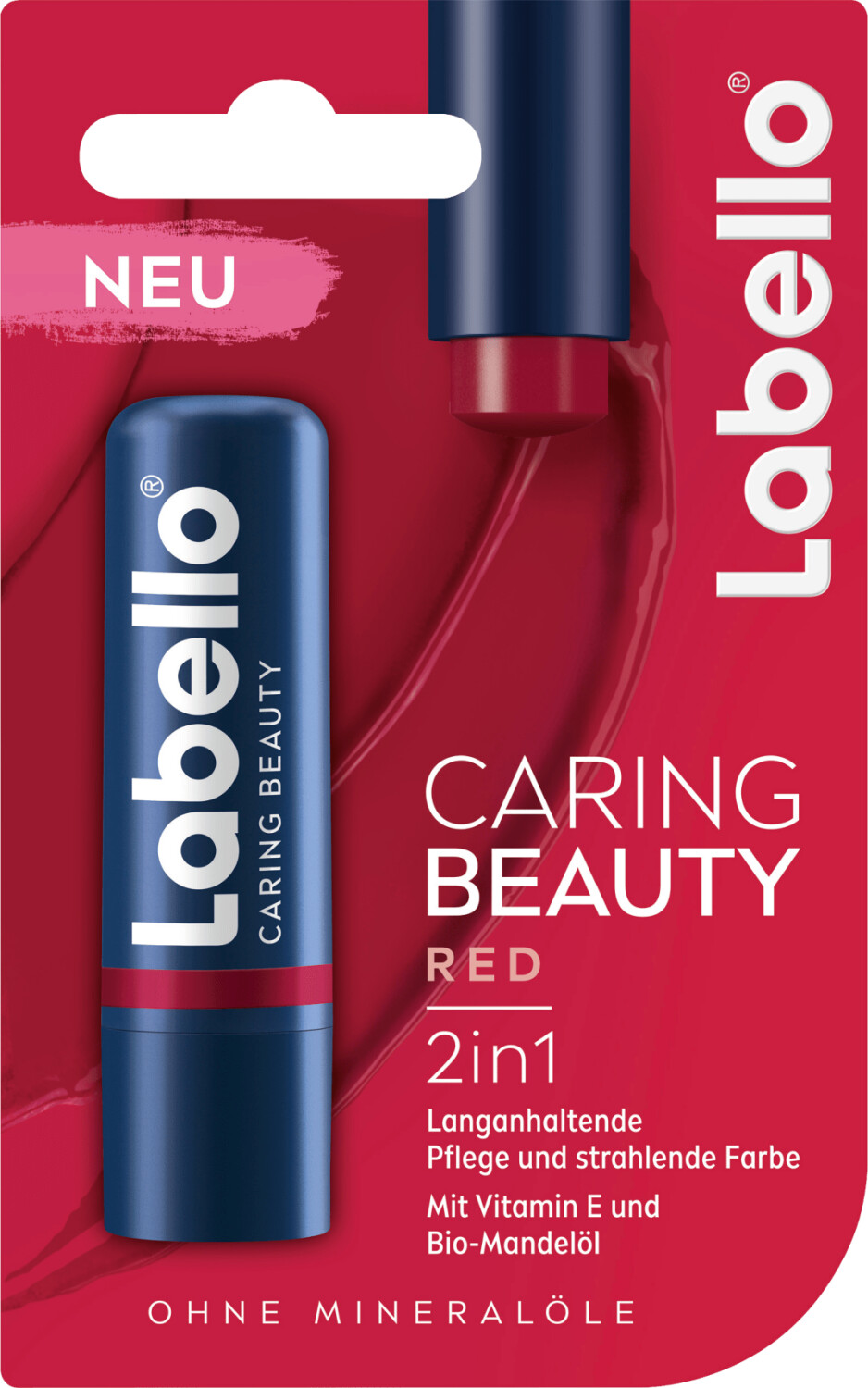 Labello Caring Beauty Red Lipbalm (5,5ml) ab 2,95 € | Preisvergleich ...