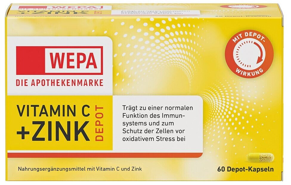 Wepa Vitamin C Zink Kapseln 60 Stk Ab 3 81 € Dezember 2024 Preise