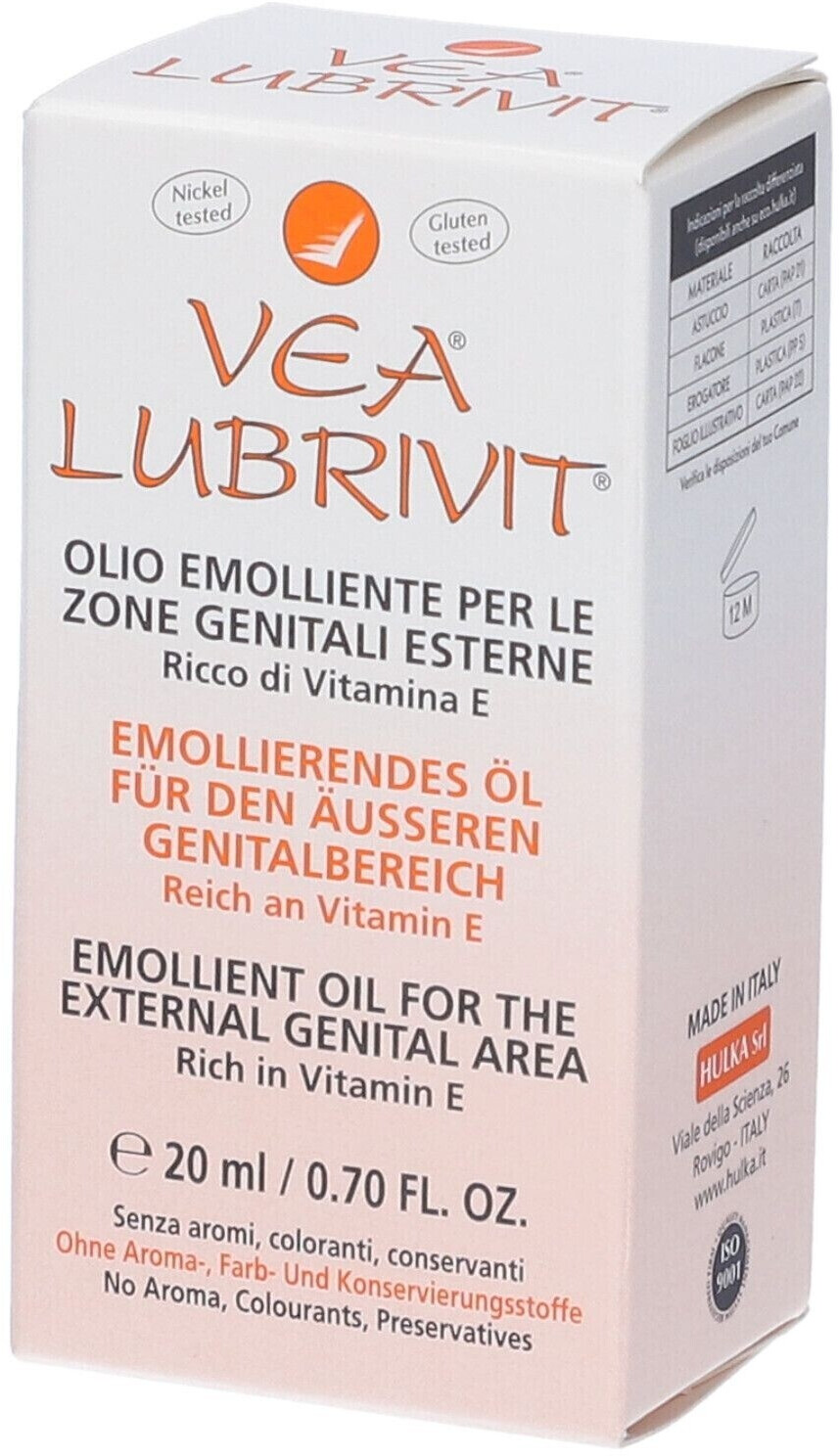 VEA Lubrivit (20ml) au meilleur prix sur idealo.fr