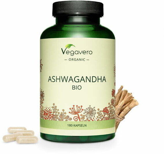 Vegavero Ashwagandha Bio Kapseln 180 Stk Ab 18 81 € Preisvergleich