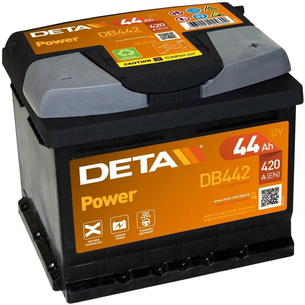 DETA DB442 Power 12V 44Ah ab 40,79 € | Preisvergleich bei idealo.de
