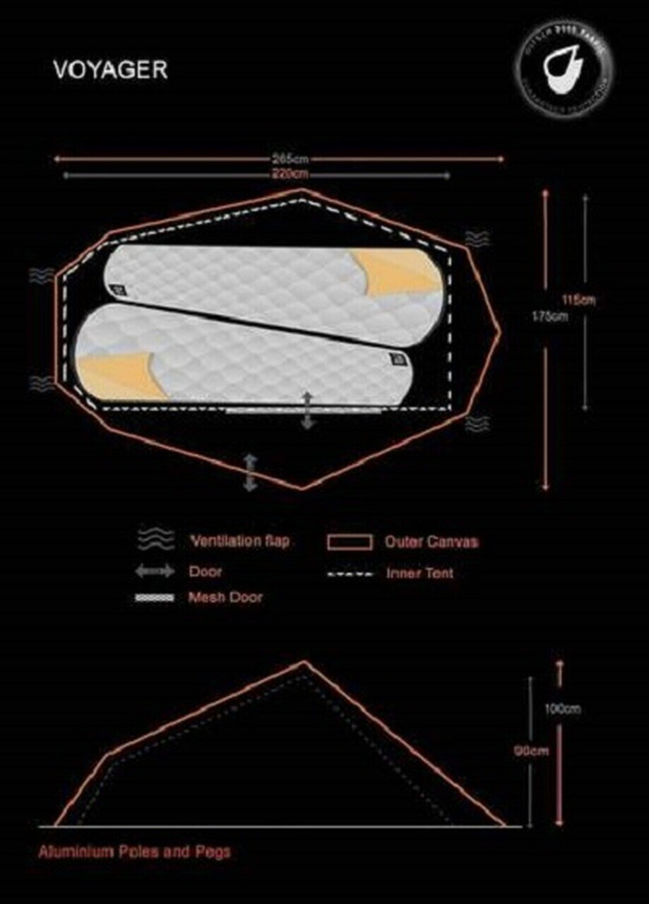 OLPro Voyager Lightweight 2 Person Tent ab 143,87 € | Preisvergleich ...