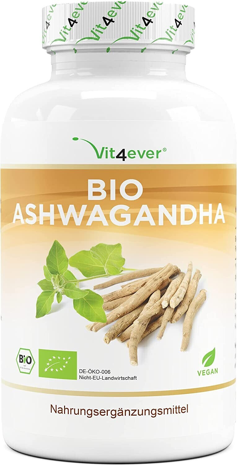 Vit4ever Bio Ashwagandha Kapseln 365 Stk Ab 19 99 € Preisvergleich