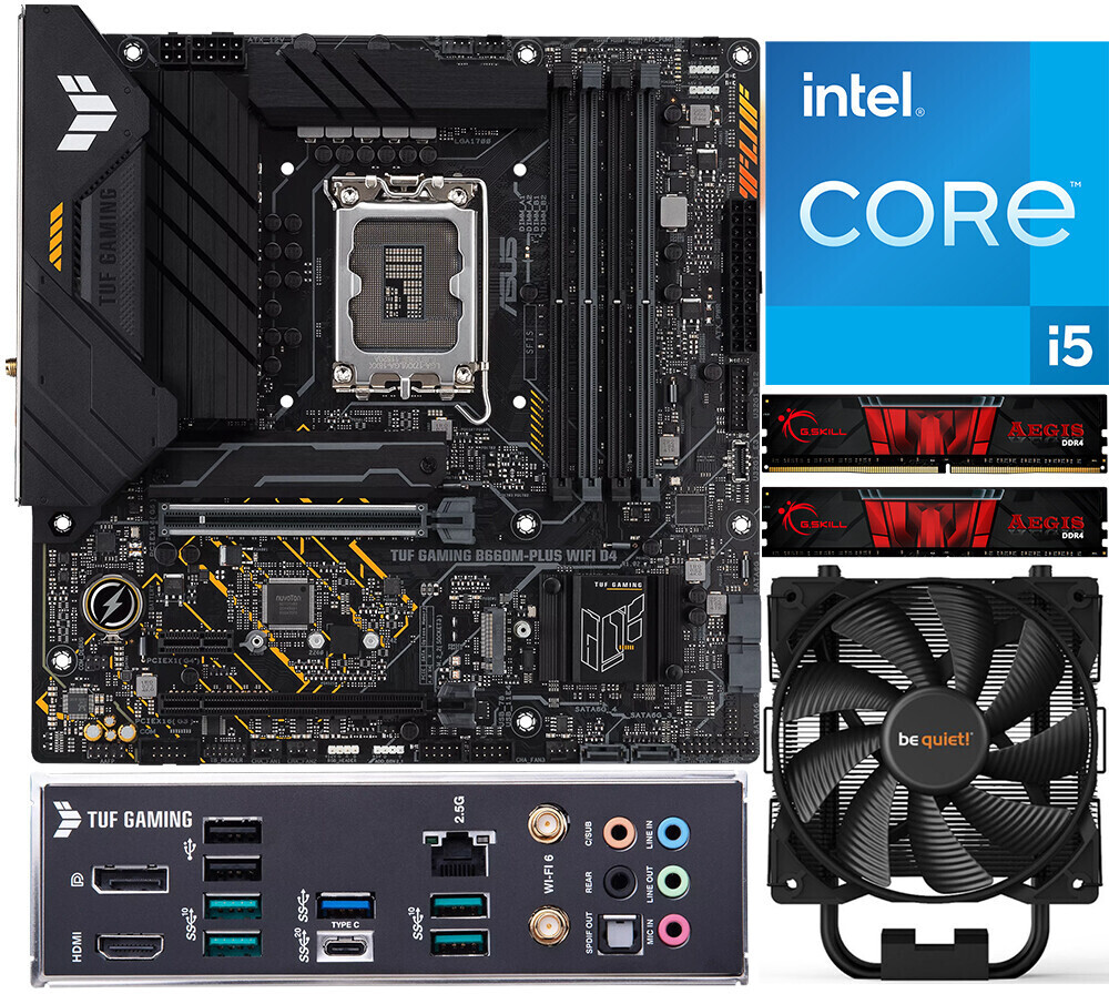 ARLT Intel Core i5-12600K + 16GB RAM + Asus TUF Gaming B660M-Plus WIFI ...