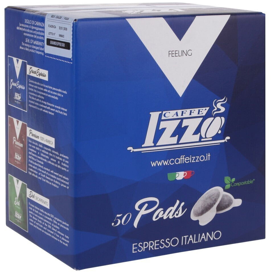 Izzo Caffé Feeling Grand Espresso 50 Pads ab 8,18 € | Preisvergleich ...