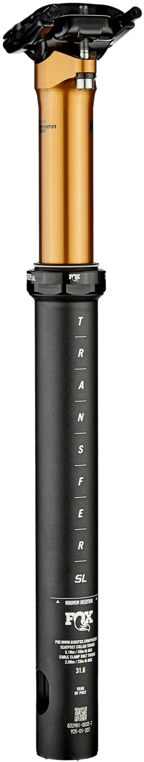 Fox Racing Shox Transfer SL Factory 31,6mm 75mm 355mm ab 369,99 ...