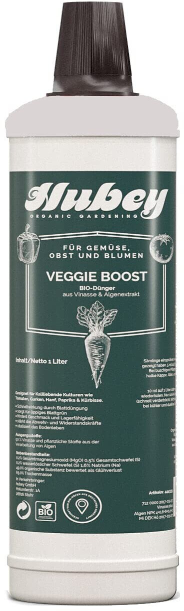 Hubey Veggie Boost 1L ab 9,95 € | Preisvergleich bei idealo.de