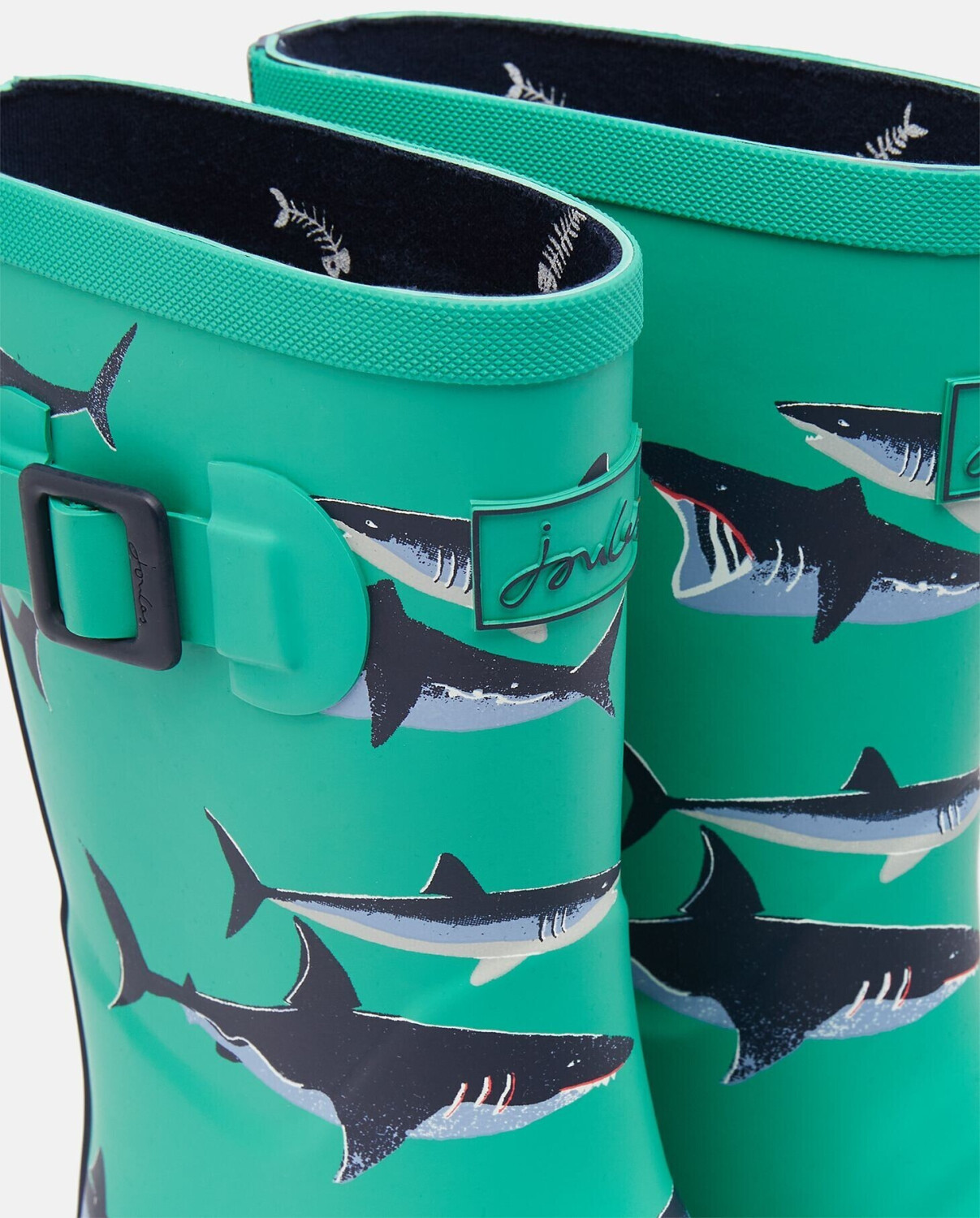 Joules Tall Height Printed Wellies light green Sharks ab 27,99 ...