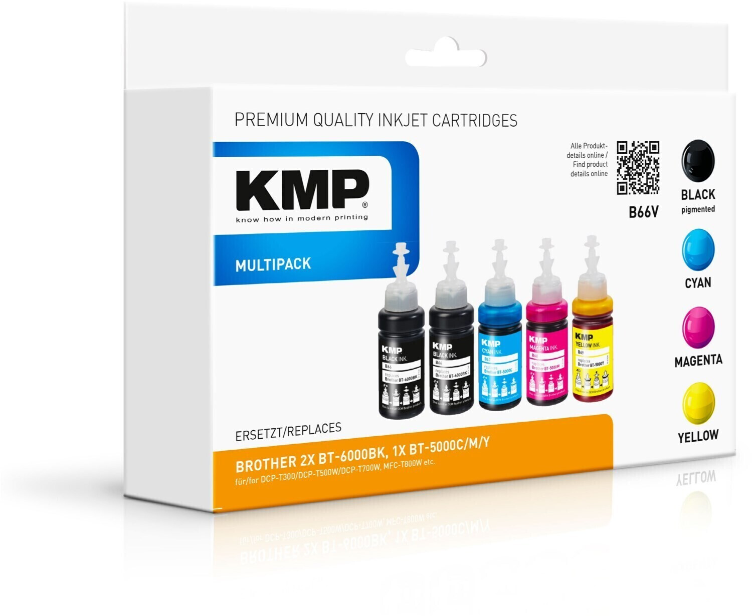 KMP B66V ersetzt Brother BT-6000BK / BT-5000C/MY/ 5er Pack ab 29,99 ...