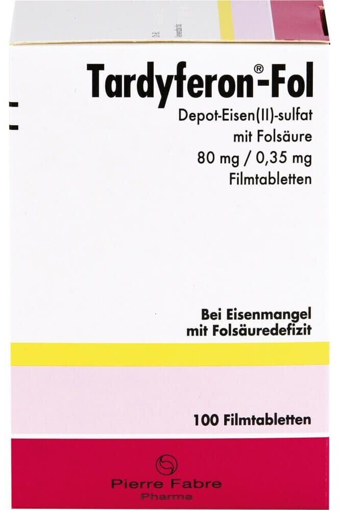 Kohlpharma Tardyferon-Fol Depot-Eisen(II)-sulfat mit Folsäure ...