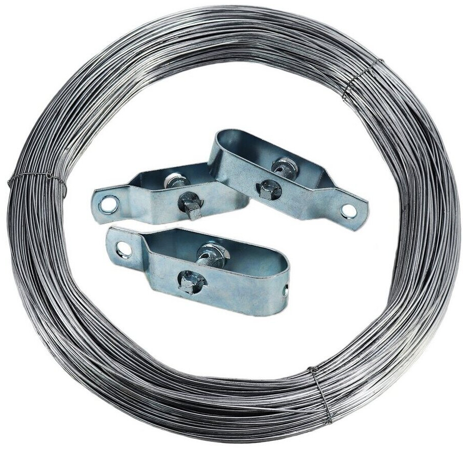 Aquagart 50m Wildzaun Forstzaun Knotengeflecht 180/24/15+ Pfosten ...