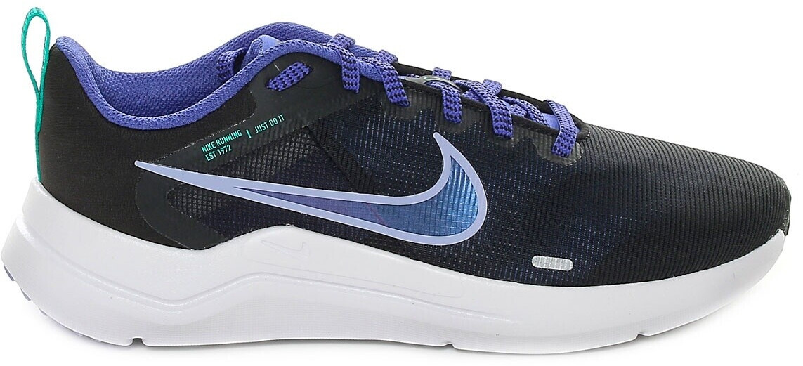 Nike Downshifter 12 Women black/light thistle/lapis/white/neptune green ...