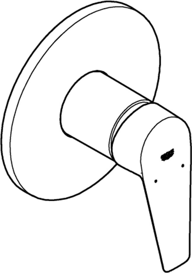 GROHE BauEdge Einhand-Brausebatterie 1/2″ chrom (24161001) ab € 79,82 ...