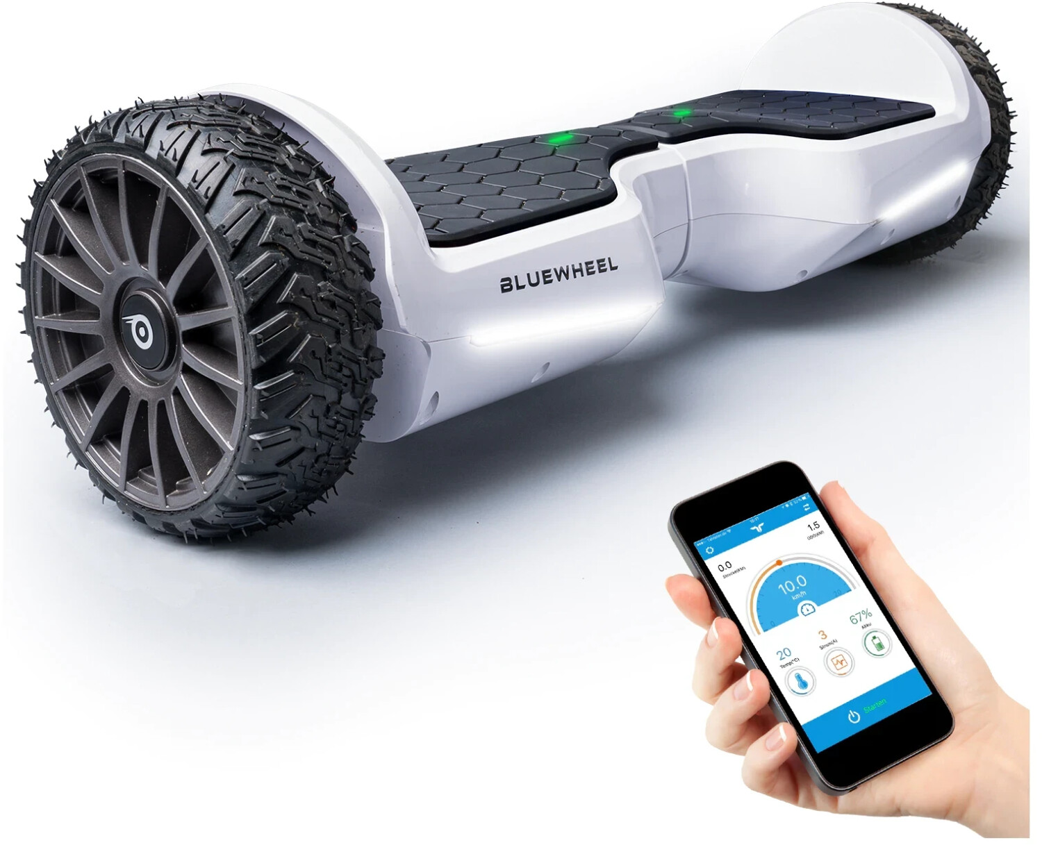 Bluewheel Hoverboard HX 380 White ab 289,00 € | Preisvergleich bei idealo.de