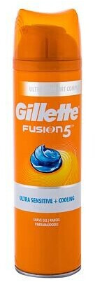 Gillette Fusion 5 Ultra Sensitive + Cooling Rasiergel (200ml) ab 6,10 ...
