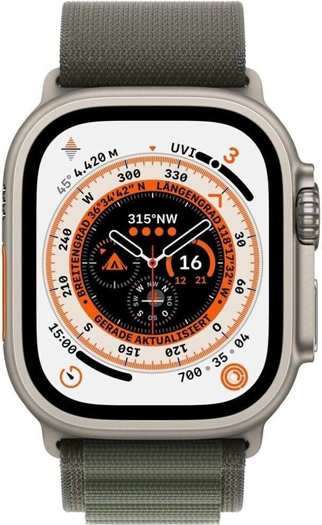 Apple Watch Ultra Titan Alpine Loop Grün Large ab 836,95 ...