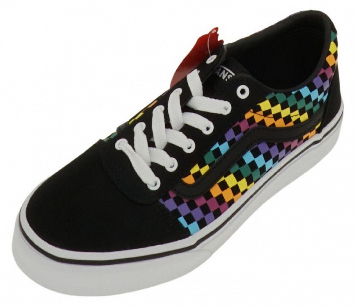 Buy Vans Ward Kids rainbow/mini check from £36.60 (Today) – Best Deals ...