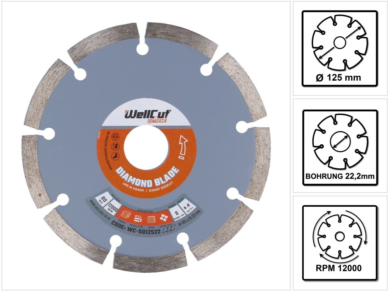 UK Planet Tools Limited Wellcut Diamond Blade ab 5,43 ...