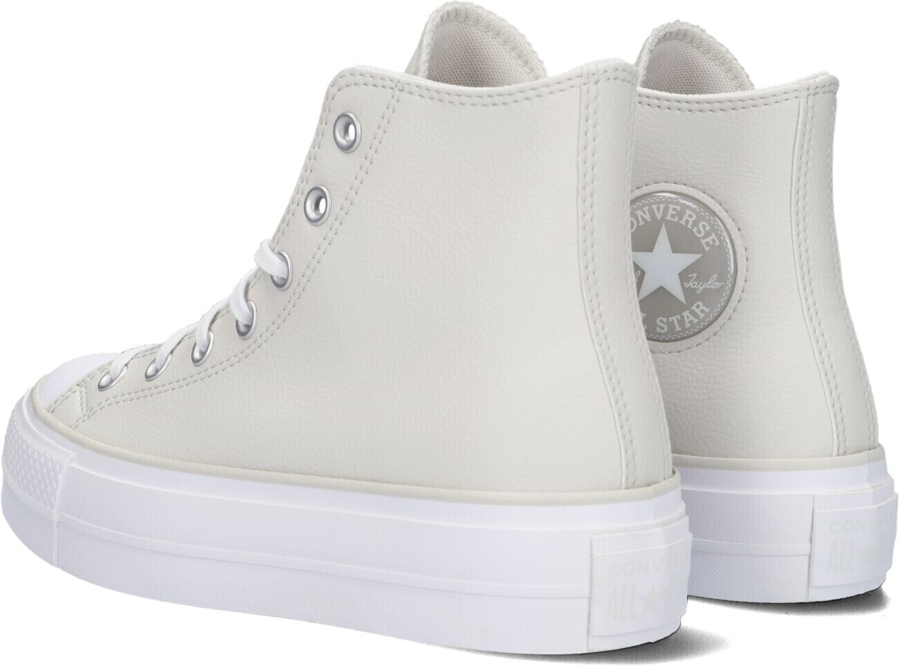 Converse Chuck Taylor All Star Lift Platform Pearl Patch light bone ...
