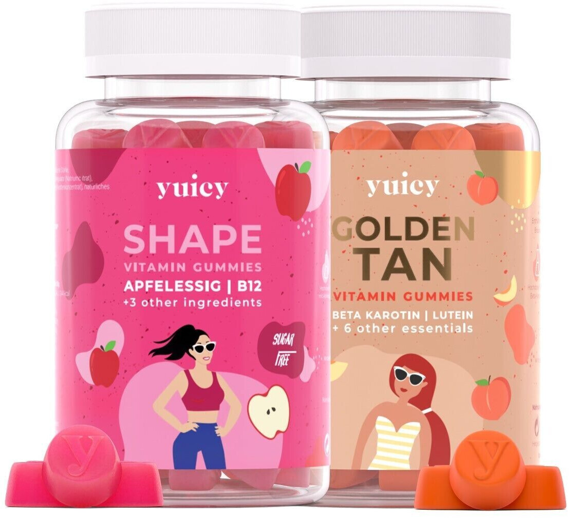 yuicy Shape & Tan Vitamin Gummies Duo ab 39,90 € | Preisvergleich bei ...